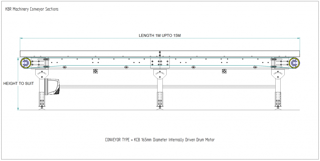 Belt Conveyor KCB165 - Conveyor SectionsConveyor Sections