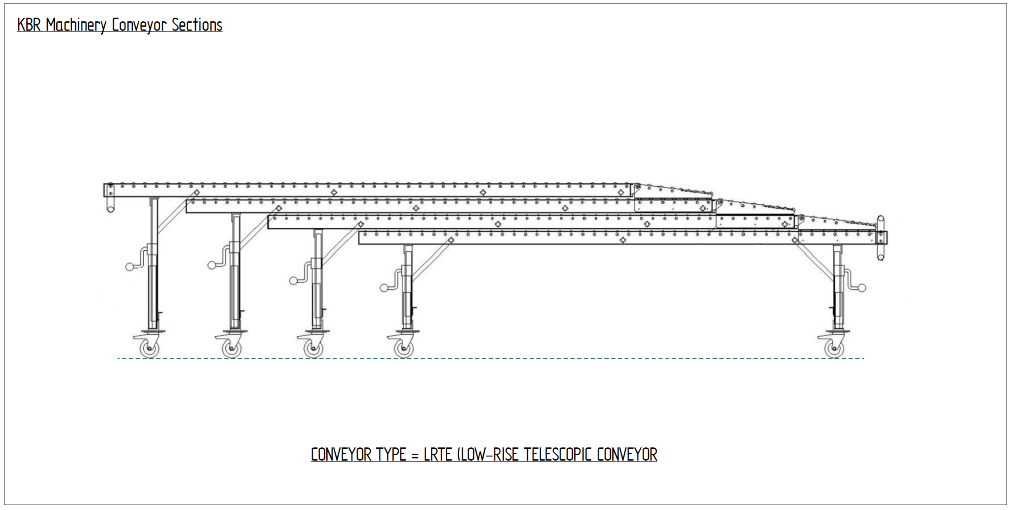 Gravity Vehicle Unloading Conveyors - Conveyor SectionsConveyor Sections